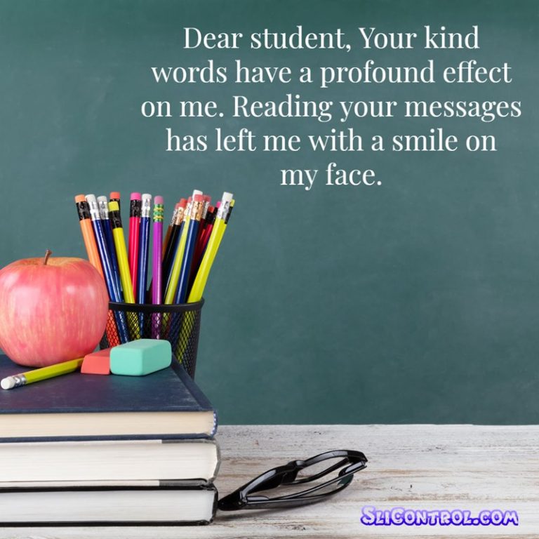 45 Thank You Messages For Students From The Teacher - SliControl.Com ...