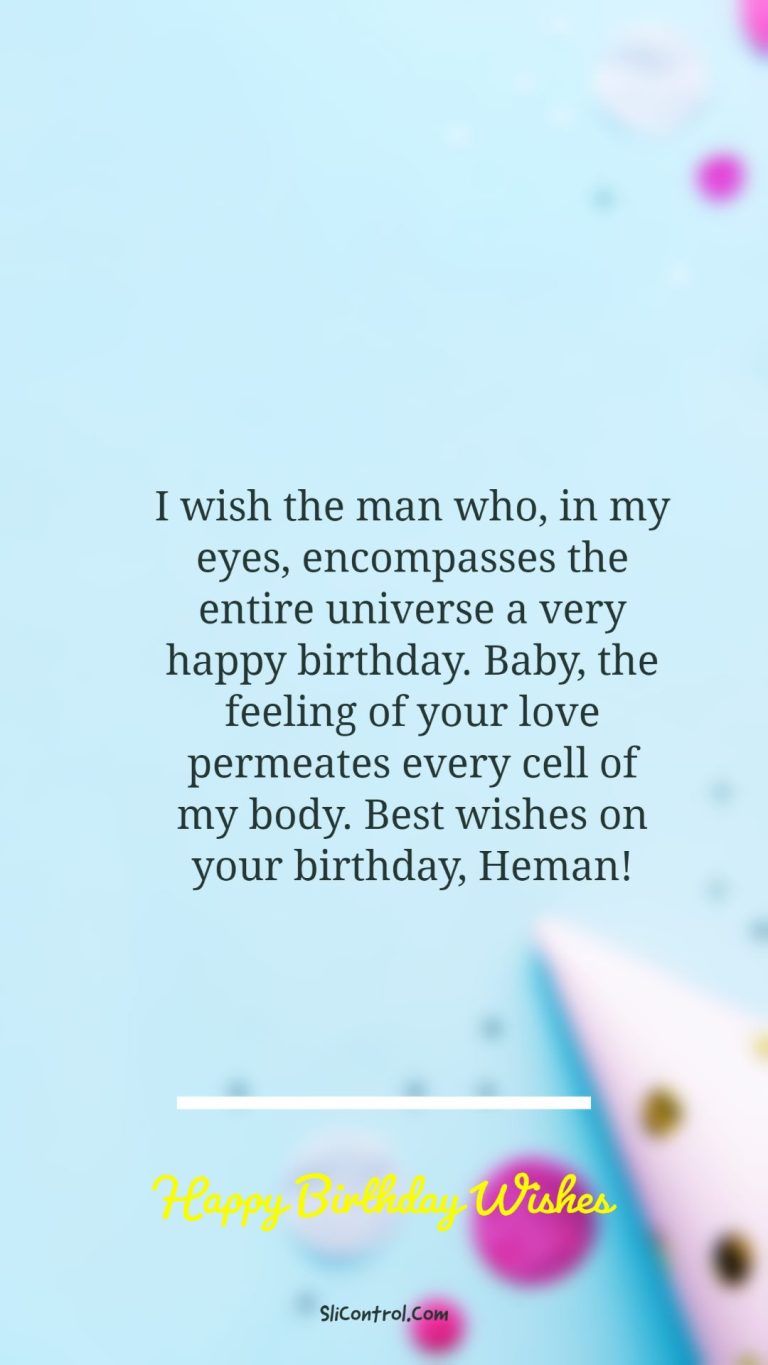 60 Heart Touching Deep Birthday Wishes - Happy Birthday My Love ...